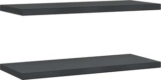 Generic Wandregale 2 St&uuml;ck, Schwebende Aufbewahrung aus Edelstahl, Schlanker Dekorativer Display-Organizer f&uuml;r Wohnzimmer, Schlafzimmer, Badezimmer und K&uuml;che 