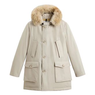 Woolrich Homme, Vestes, Beige, Taille: M Down Vestes