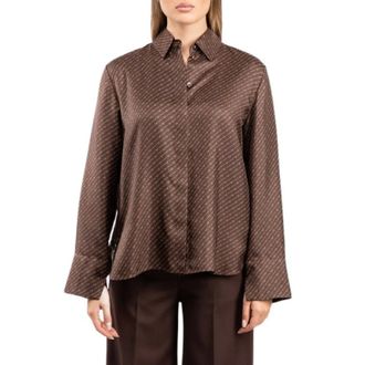 Max Mara Chemise Farea - Femme - Blouses et Chemises - Brun - Taille: 36 FR