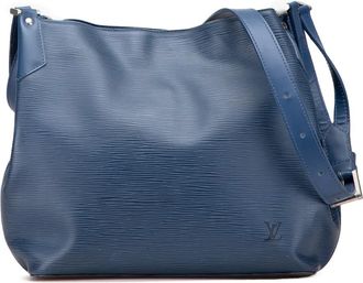 Louis Vuitton sac porté épaule Epi Mandara MM (2005) - Bleu