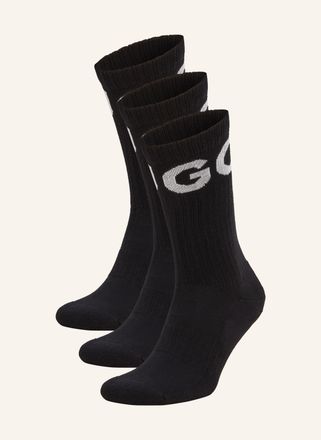 HUGO BOSS Hugo 3er-Pack Str&uuml;mpfe schwarz