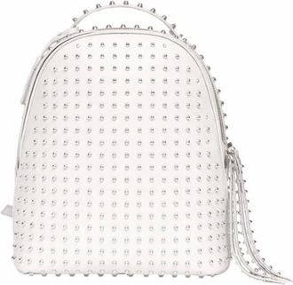John Richmond unisex, Sacs, Blanc, Taille: ONE Size Studded Backpack