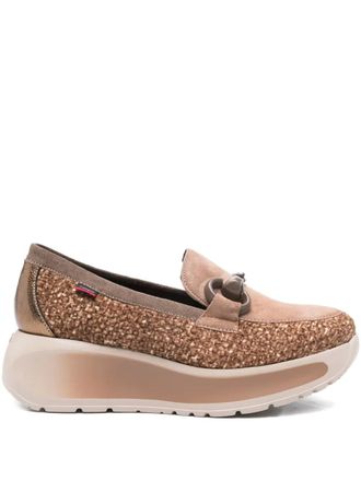 Callaghan mocassins Horsebit 50 mm en cuir - Marron