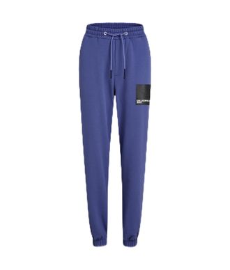 Karl Lagerfeld Karl Lagerfeld Jeans, Damen, Box Logo Sweathose, Normale Passform, Blau, M