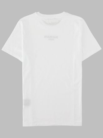 Balmain Embroidered Logo Cotton T-Shirt - White
