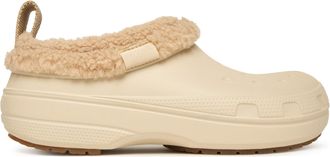 Crocs Pantoletten Crocs Classic Lined Shorty 211380 &Eacute;cru