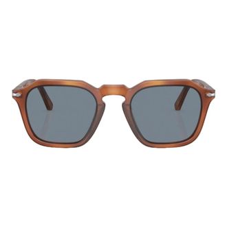 Persol unisex, Accessoires, Brun, Taille: 52 MM Lunettes de soleil carr&eacute;es Havana
