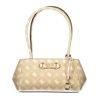 Guess Femme, Sacs, Beige, Taille: ONE Size Carrie Logo Bag