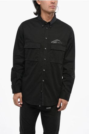 Dsquared2 Button-down ICON Shirt with Utility Pockets size 48