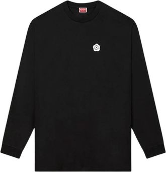 Kenzo Homme, Tops, Noir, Taille: XL Hauts &agrave; manches longues