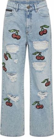 Philipp Plein Femme, Jeans, Bleu, Taille: W31 Skater Jeans