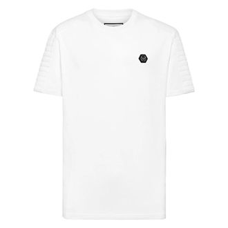 Philipp Plein T-Shirt Rundhals Kurzarm - - Tops - Herren - Wei&szlig; - 2XL