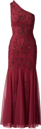 Adrianna Papell Abendkleid One Shoulder Beaded Dress Schimmerndes, von Hand besticktes Abendkleid