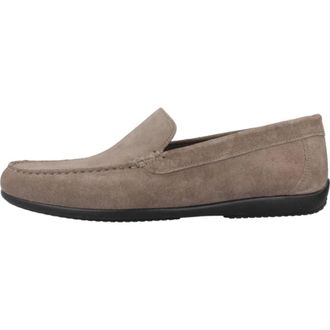 Geox Homme, Chaussures, Gris, Taille: 45 EU Mocassins &Eacute;l&eacute;gants Mod&egrave;le Ascanio