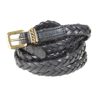 Etro Femme, Accessoires, Noir, Taille: 85 CM Woven Leather Belt