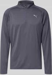 Puma Langarmshirt mit Stehkragen und Rei&szlig;verschluss