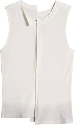 Yohji Yamamoto Damen, Oberteile, Wei&szlig;, MGr&ouml;&szlig;e