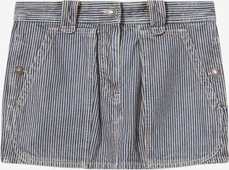 Isabel Marant Jupe Estera - Femme - Bleu-blanc - Taille34 - Marant &Eacute;toile