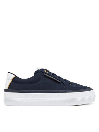 Tommy Hilfiger Sneakers Essential Vulc Textile Sneaker FW0FW08323 Dunkelblau