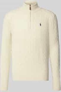 Polo Ralph Lauren Regular Fit Troyer aus Woll-Kaschmir-Mix