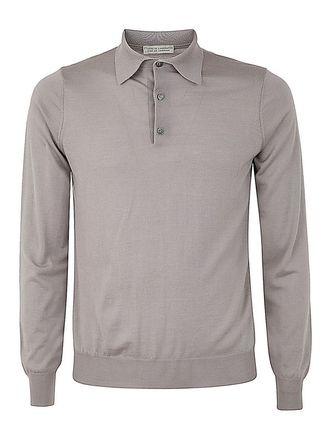 FILIPPO DE LAURENTIIS Polo &agrave; manches longues - Marron