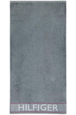 Tommy Hilfiger Handtuch Degree, Grau, Textil, 50x100 cm, Badtextilien, Handt&uuml;cher