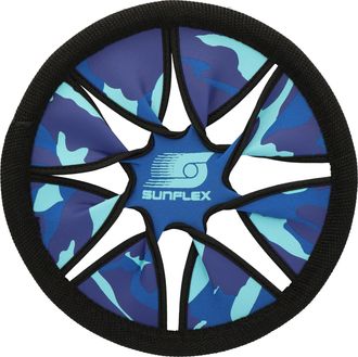 SUNFLEX Wurfscheibe Neptun Camo Blue | weiche und leichte Flugscheibe für den Strand und den Park | perfekt für Einsteiger und Fortgeschrittene Spieler | extr
