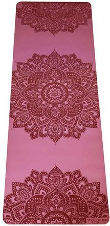 Yoga Design Lab Infinity Yogamatte | Umweltfreundlich, gepolstert und Anti-rutsch, bietet einzigartigen Halt | mit Tragegurt (Mandala Rose, 5mm)