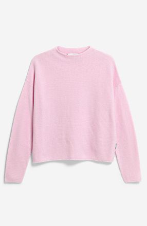 Armedangels Damen vegan Pullover Merinaa Pink Mist