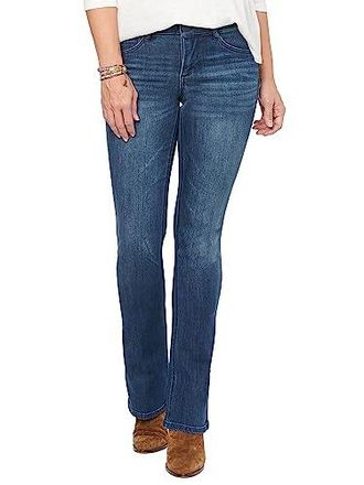 Democracy AB Solution Itty Bitty Boot Jean pour Femme, Bleu, 42