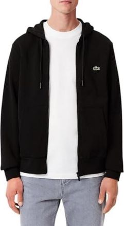 Lacoste Sweatshirt Classic Fit Homme, Noir, XS