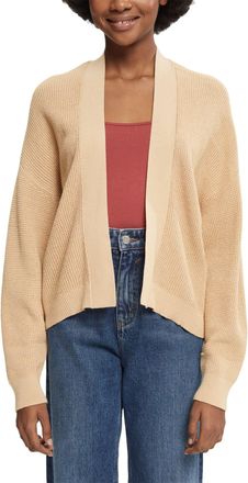 EDC by Esprit ESPRIT Damen 992CC1I307 Strickjacke, 295/CREAM BEIGE, XL