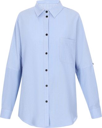 Usha Hemd Frauen Blaue Streifen