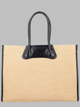 Vivienne Westwood Womens Tote Bag Troy Beige Cotton Polyamide Handbags Hand