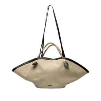 Jil Sander Pre-owned Sombrero Satchel - - Pre-owned - Damen - Beige - ONE SIZE