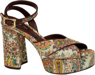 Etro Femme, Chaussures, Multicolore, Taille: 36 EU Sandales &agrave; Talons Hauts