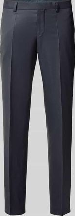 HUGO BOSS Slim Fit Anzughose mit Bügelfalten Modell Leon