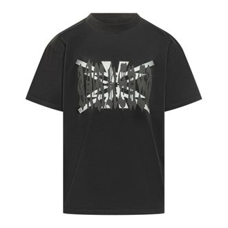 44 Label Group Hard Music T-Shirt mit Print - - Tops - Herren - Schwarzk - S