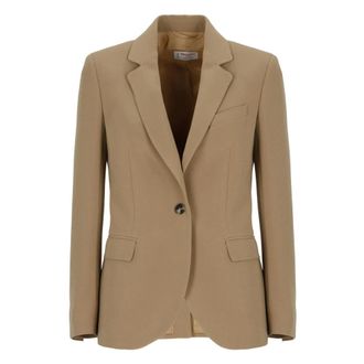 Alberto Biani Einknopf-Blazer - - Jackets - Damen - Beige - M