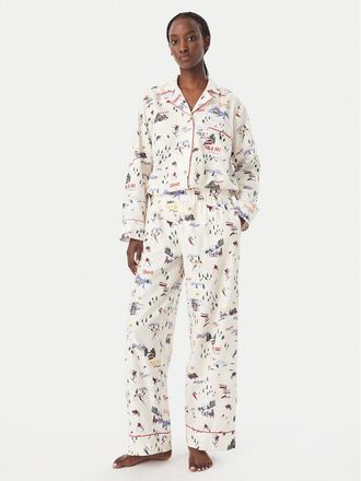 Polo Ralph Lauren Pyjama 4P0701 Hellbeige Relaxed Fit