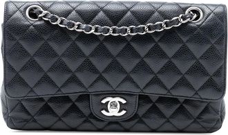 Chanel Hobo Bags - Medium Classic Caviar Double Flap - Gr. unisize - in Schwarz - f&uuml;r Damen