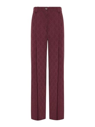 Pinko Pantalons D&eacute;contract&eacute;s - Rouge Brun