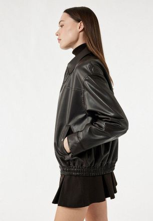 Koton Anorak Hemdkragen Mit Rei&szlig;verschlussdetail Lederimitatjacke