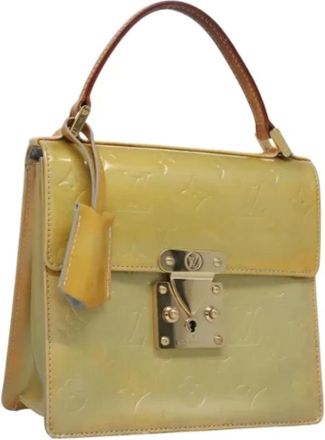 Louis Vuitton Pre-owned Cuir sacs-main - Femme - Pre-owned - Jaune - Taille: ONE Size