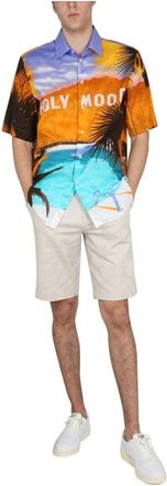 Etro Homme, Chemises, Multicolore, Taille: M Chemise Imprim&eacute;e Boutonn&eacute;e &agrave; Manches Courtes