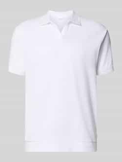 Lindbergh Comfort Fit Poloshirt mit V-Ausschnitt