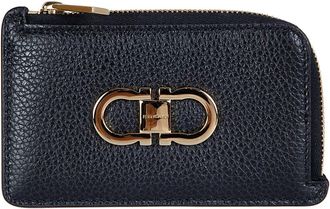 Ferragamo Femme, Sacs, Noir, Taille: ONE Size Porte-cartes de cr&eacute;dit avec porte-monnaie