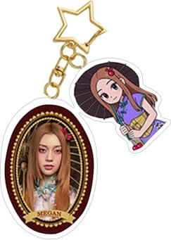 Generic Accessoires Pendentif acrylique Porte-cl&eacute;s pendentif idole cor&eacute;enne dessin anim&eacute; Anneau de cl&eacute; de voiture Anneau de t&eacute;l&eacute;phone portable Sac &agrave; suspendre