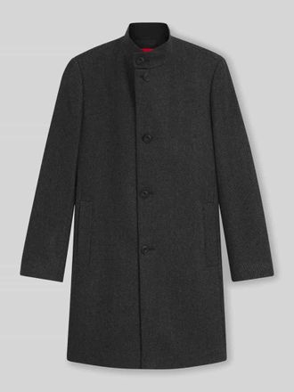HUGO BOSS Regular Fit Wollmantel mit Stehkragen Modell MINTRAX2541