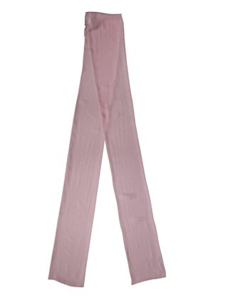 Dolce & Gabbana Womens Pink Silk Sash Wrap Shawl Foulard 291cm X 19cm Scarf